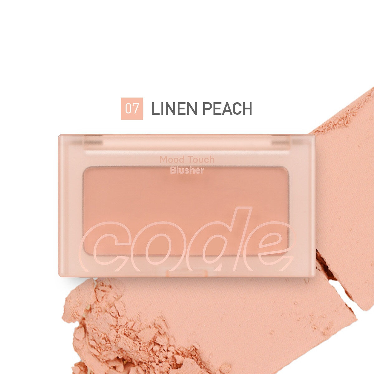 Code Glokolor Mood Touch Blusher 07 Linen Peach – THE FACE SHOP